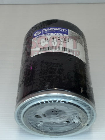 D141099S [DAEWOO] FILTER - OIL * OEM – Scott Lift Truck Ltd.